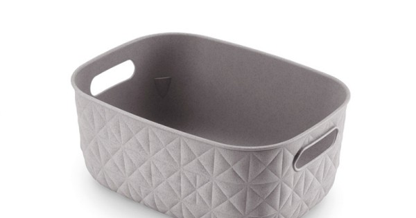 Basket Softex S 4L 26,4x19,4x11,1cm grey-brown - 0800576Z70