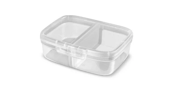 Food storage container rectangular with divider 1.8L Snap Box ...