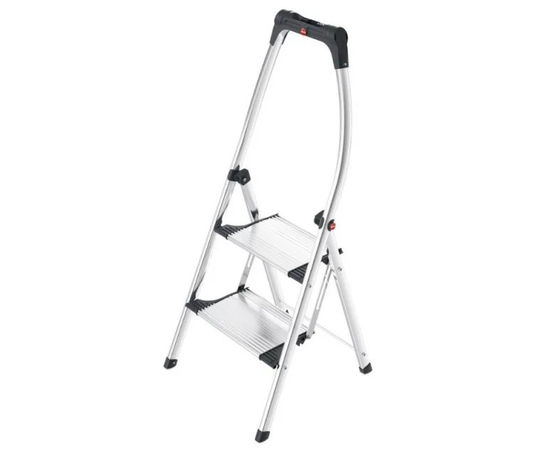 Folding step bench MK100 TopLine / aluminium / 2 steps - 034302301