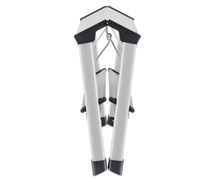 Folding step bench D60 StandardLine / aluminium / 2x2 steps - 034442701