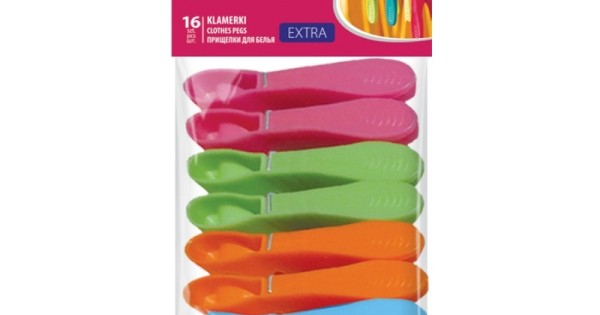 Clothes pegs EXTRA 16 pcs. - 36096020